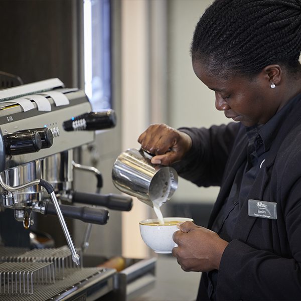 The Clocktower Café in Syon Park Garden Centre