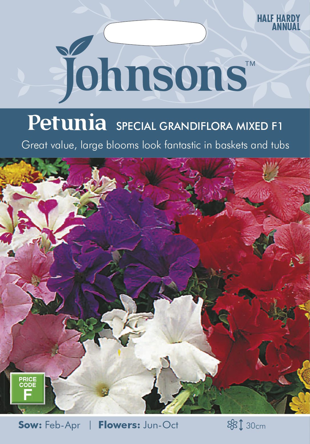 Johnsons Petunia Special Grandiflora Mix Seeds