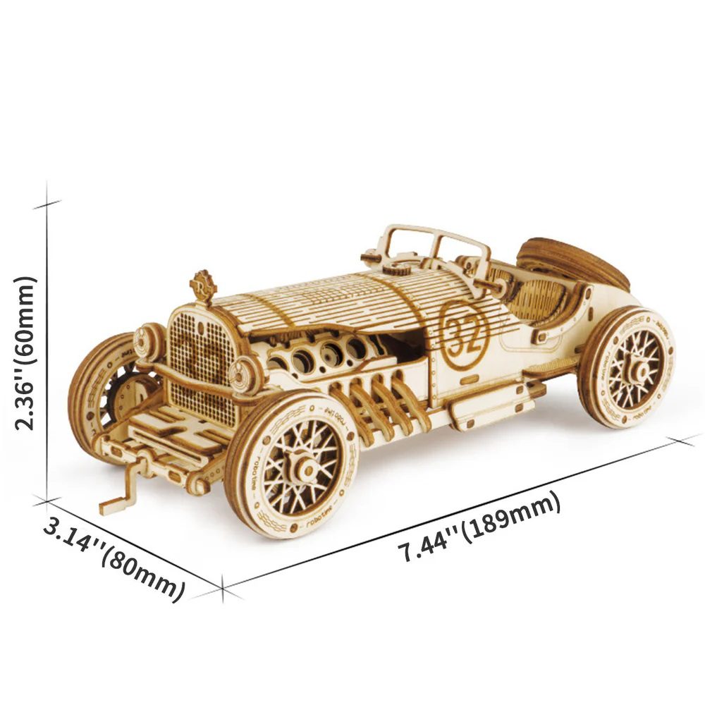 ROKR Classic Grand Prix Car Model Kit