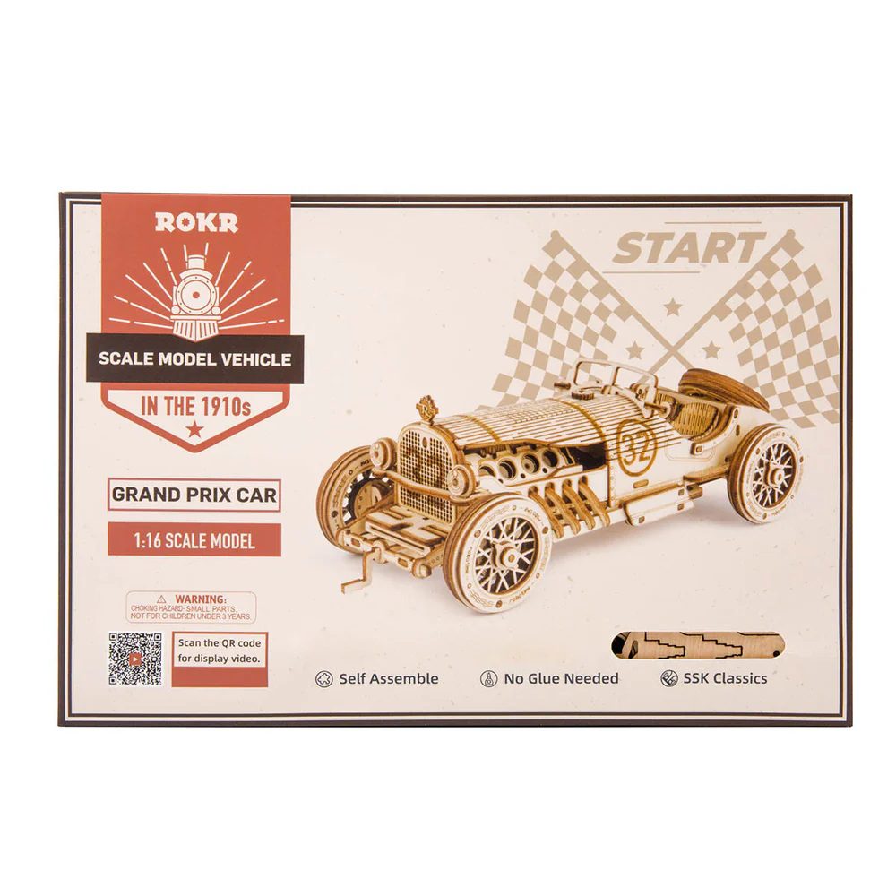 ROKR Classic Grand Prix Car Model Kit