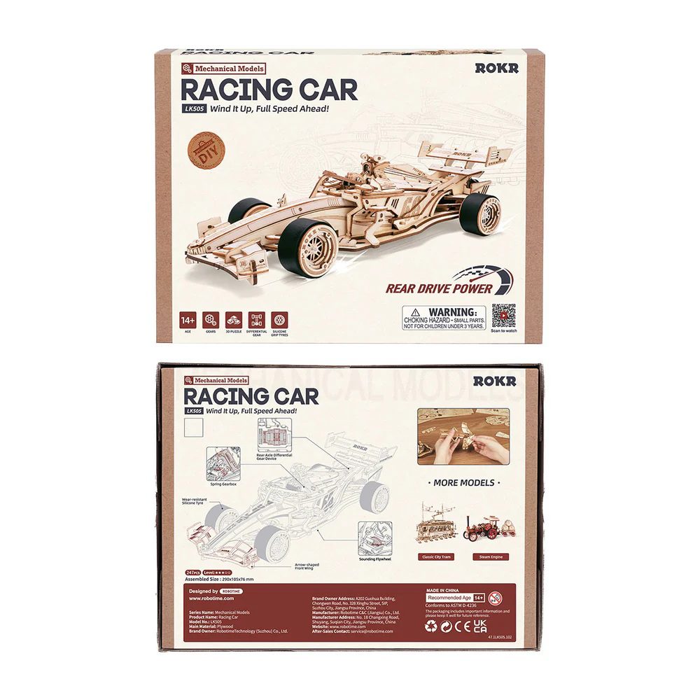 ROKR Racing Car Model Kit