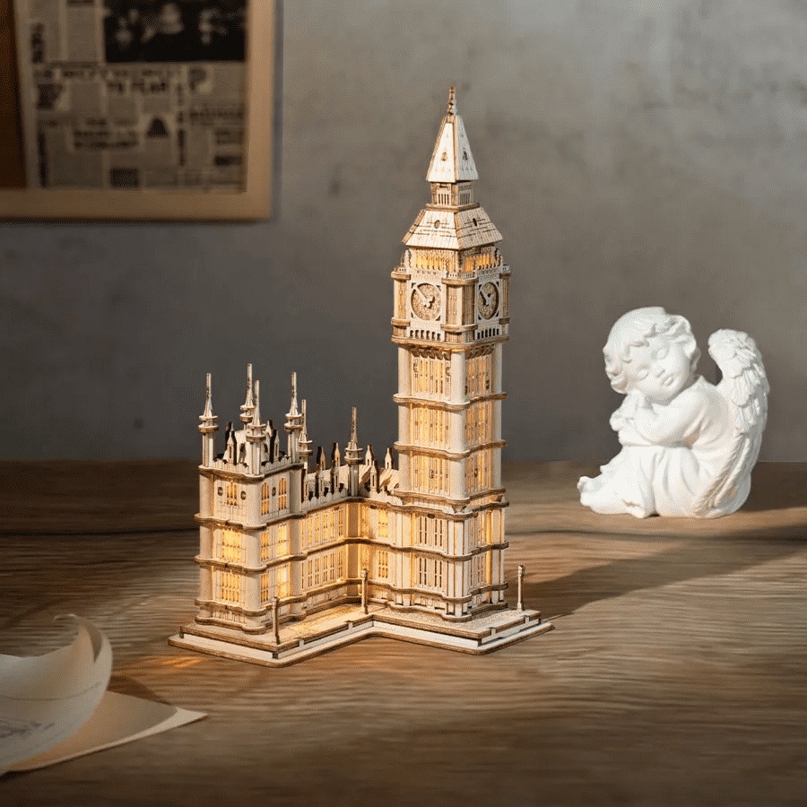 Rolife Big Ben Wooden Model Kit