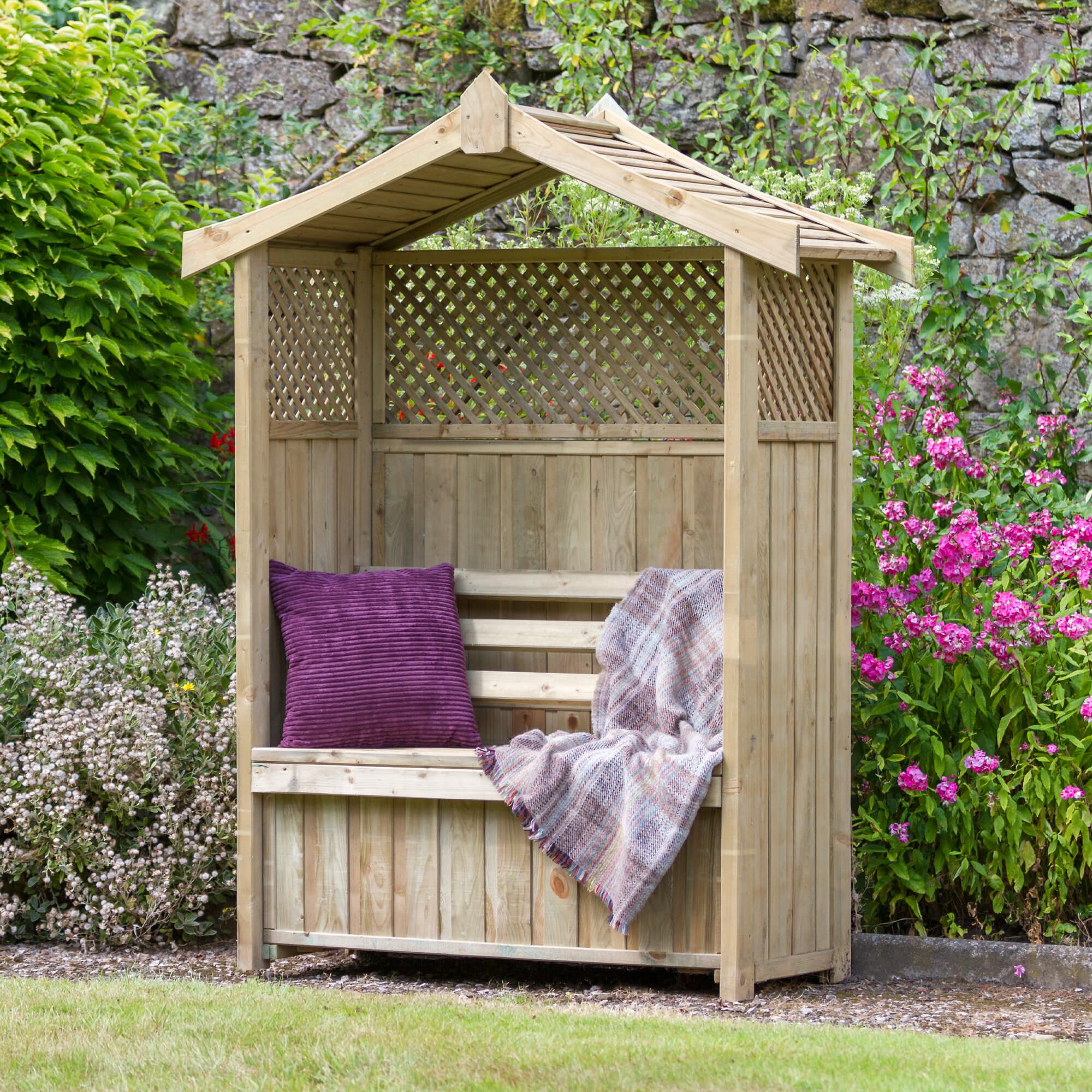 Dorset Arbour With Storage Box