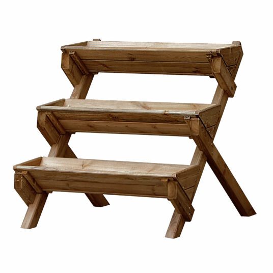 Stepped Herb Planter – Brown