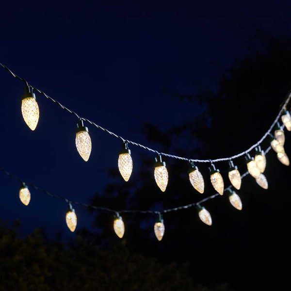 MultiPower Pine Cone Multicoloured/Warm White Garden String Lights