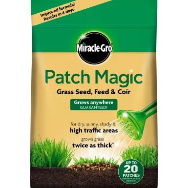 Miracle-Gro Patch Magic Grass Seed with Lawn Feed & Coir 1.5Kg