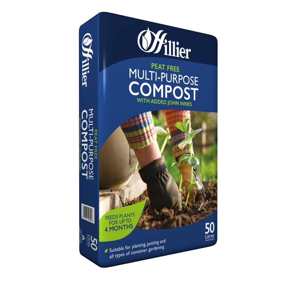 Hillier Peat Free Multi-Purpose Compost with Added John Innes 50L