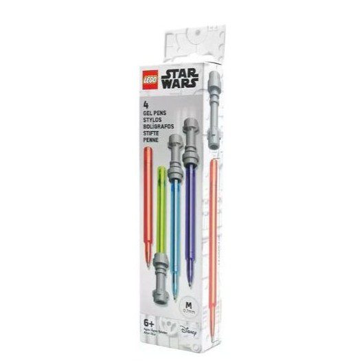 LEGO Star Wars Lightsaber Gel Pen 4 Pack