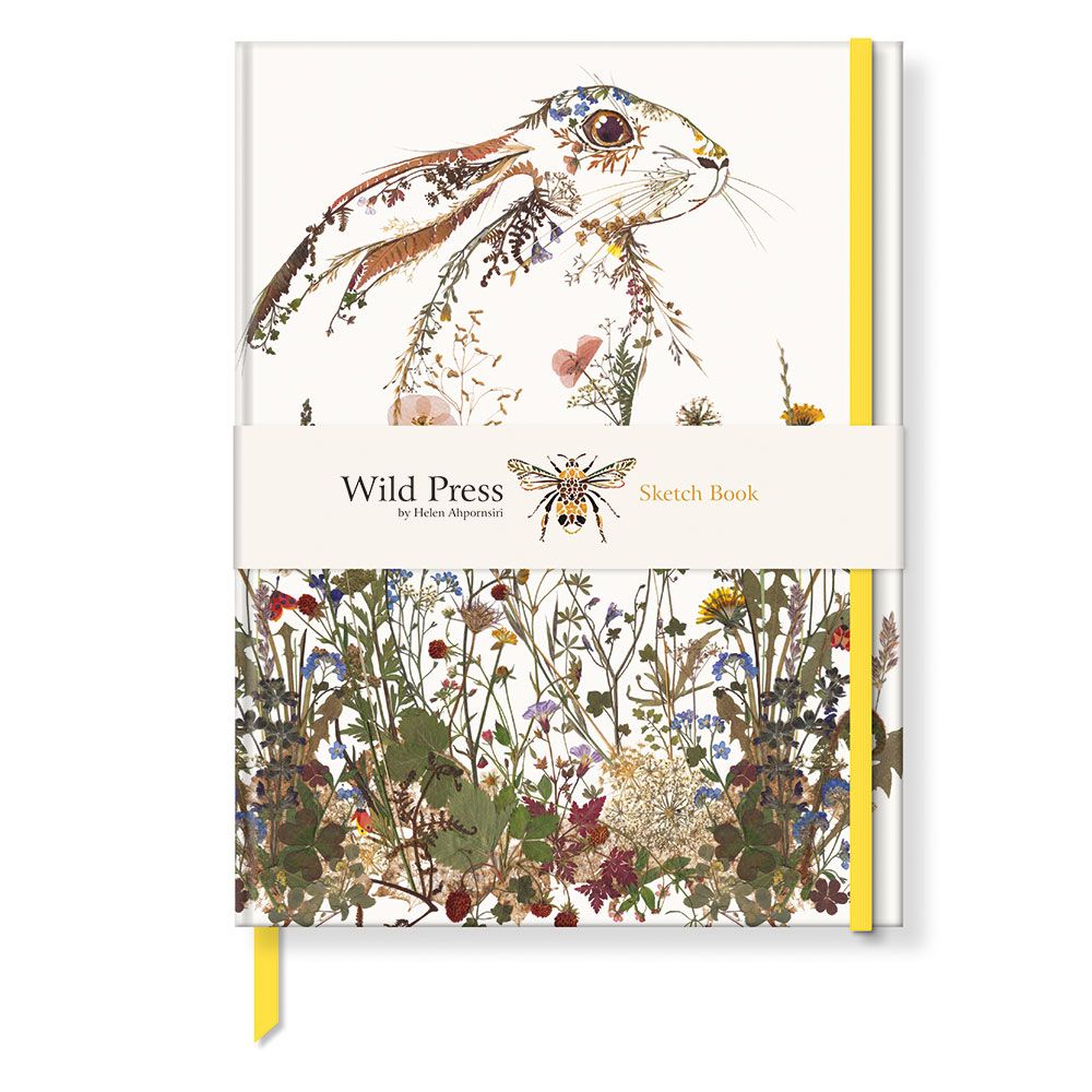 Wild Press Wildflower Hare Sketch Book