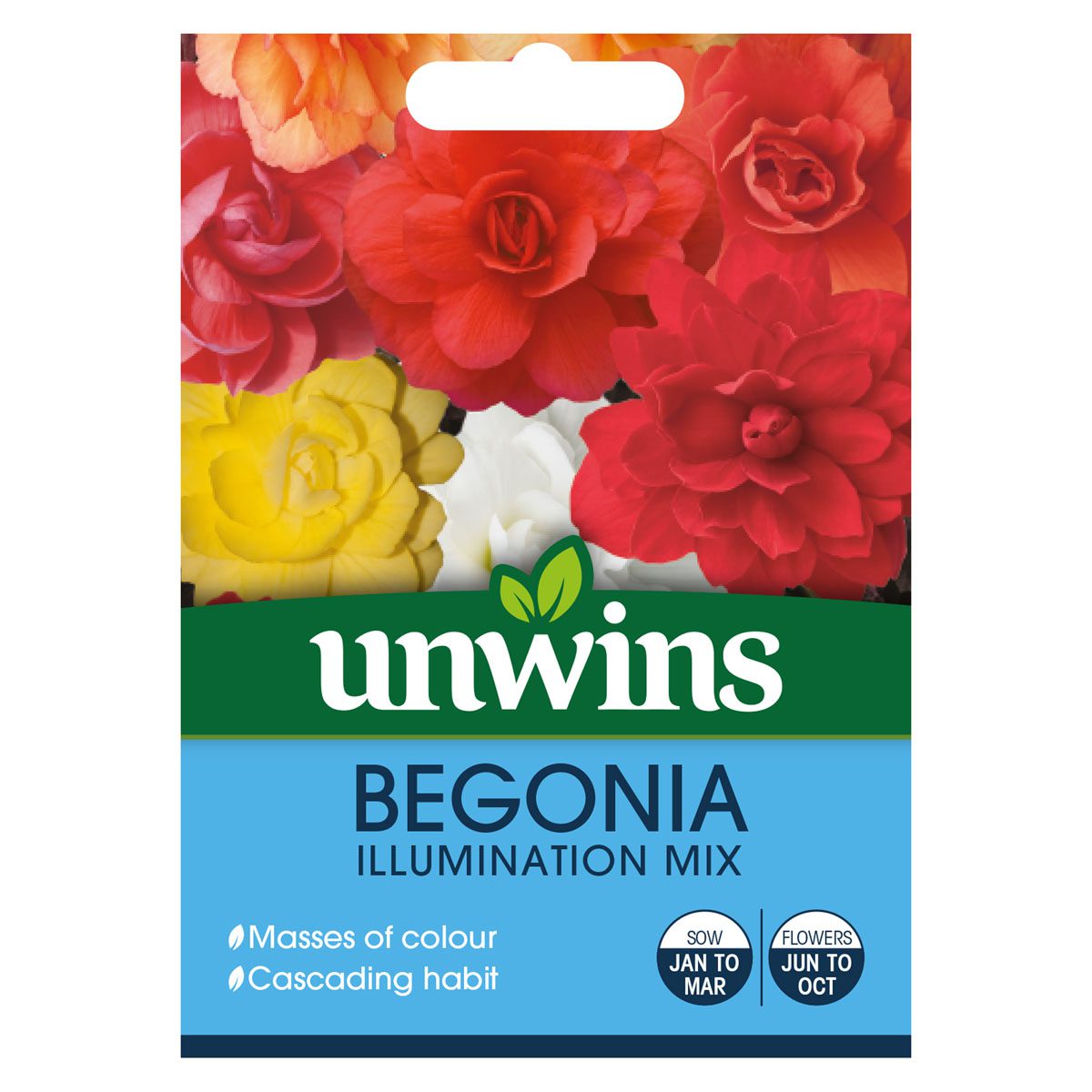 Unwins Begonia Illuminations Mix Seeds