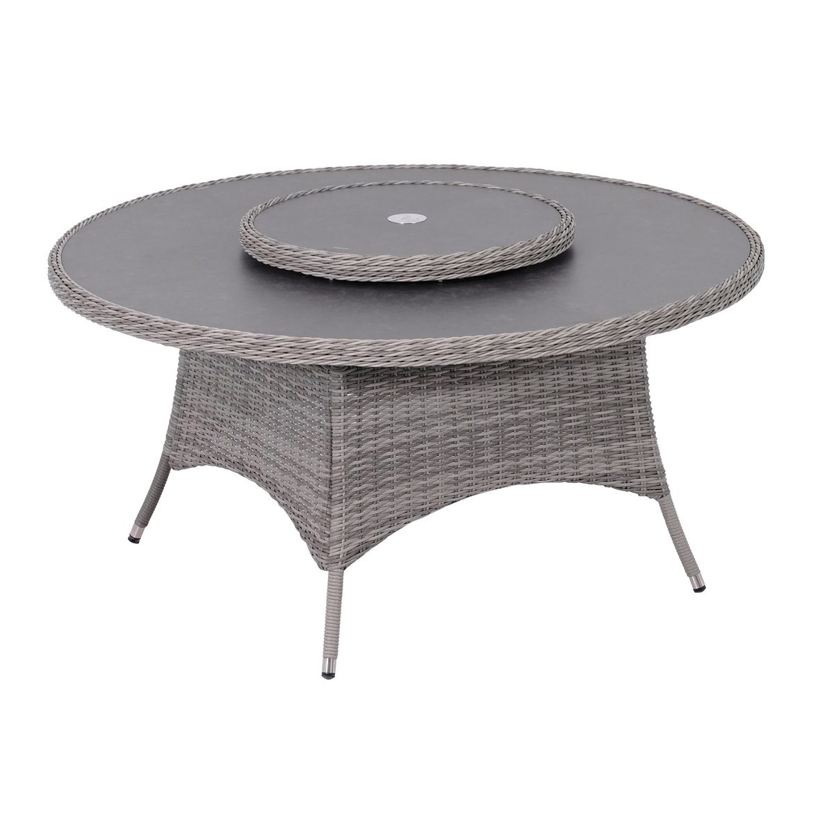 Tenby Rattan Style 6 Seat Garden Dining Set