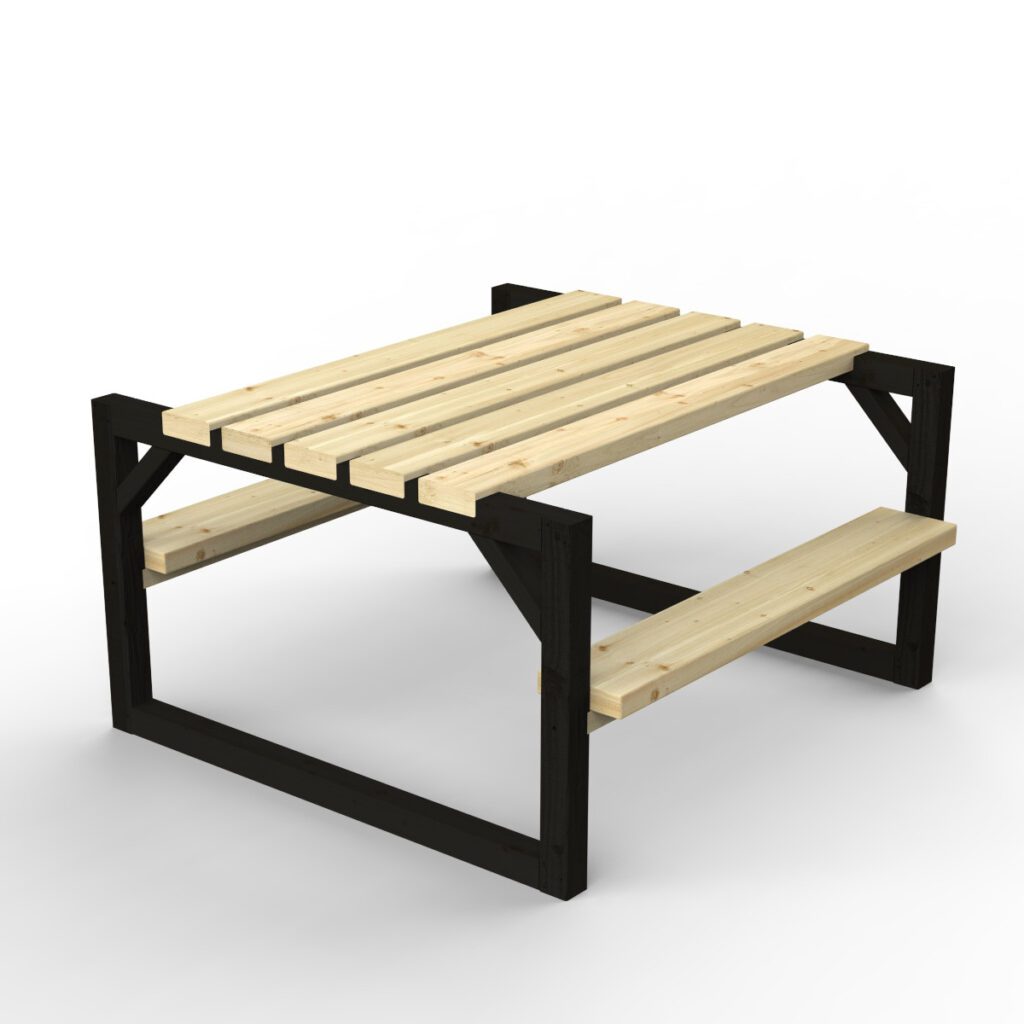 Forest Garden Colour Block Picnic Bench